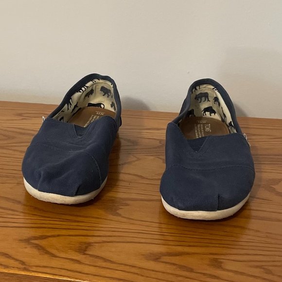 Toms | Shoes | Mens Toms Navy Blue Slipon | Poshmark